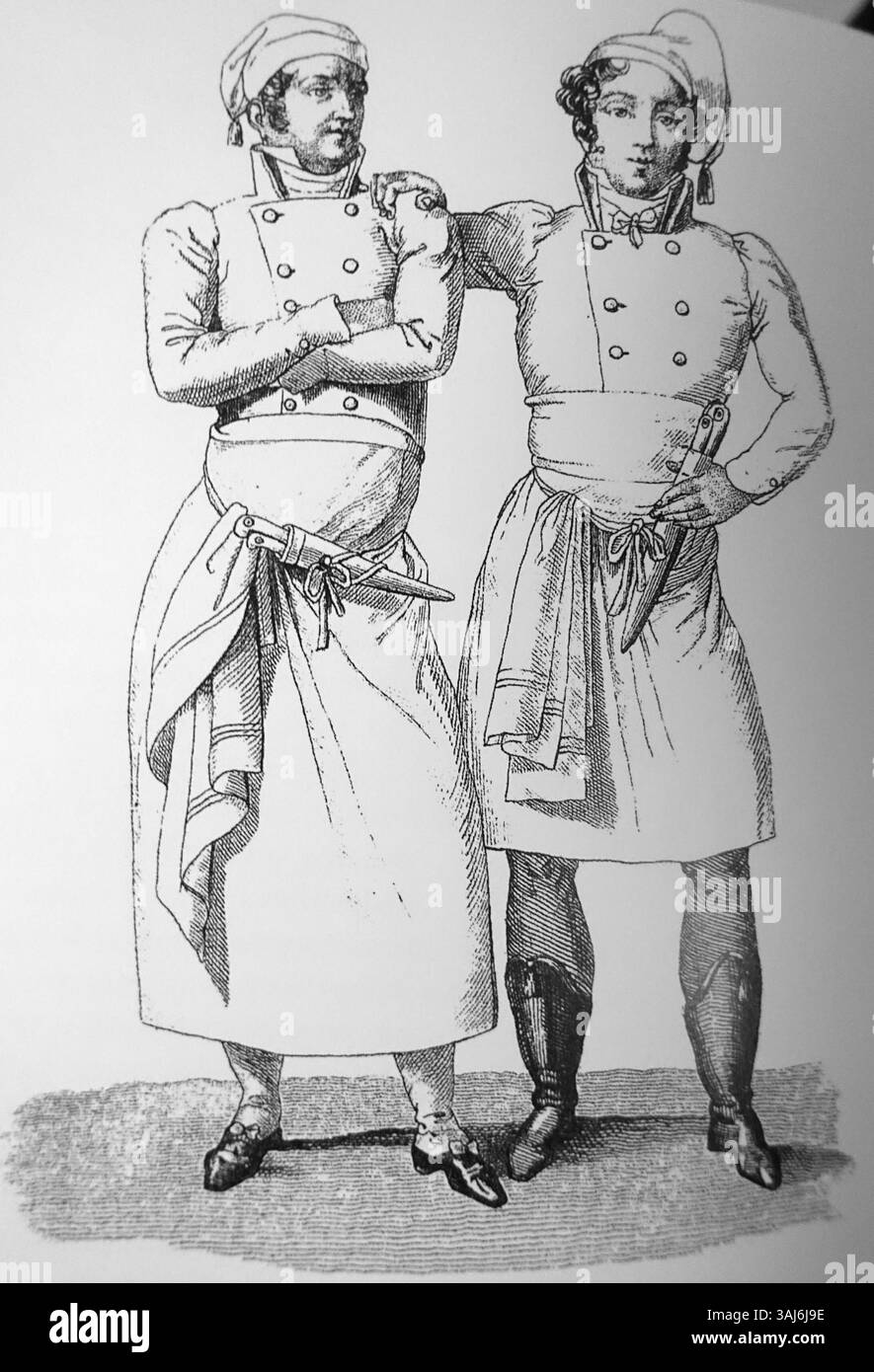 Illustration from Antonin Carême's 1822 work 'Le Maitre d'hotel ...