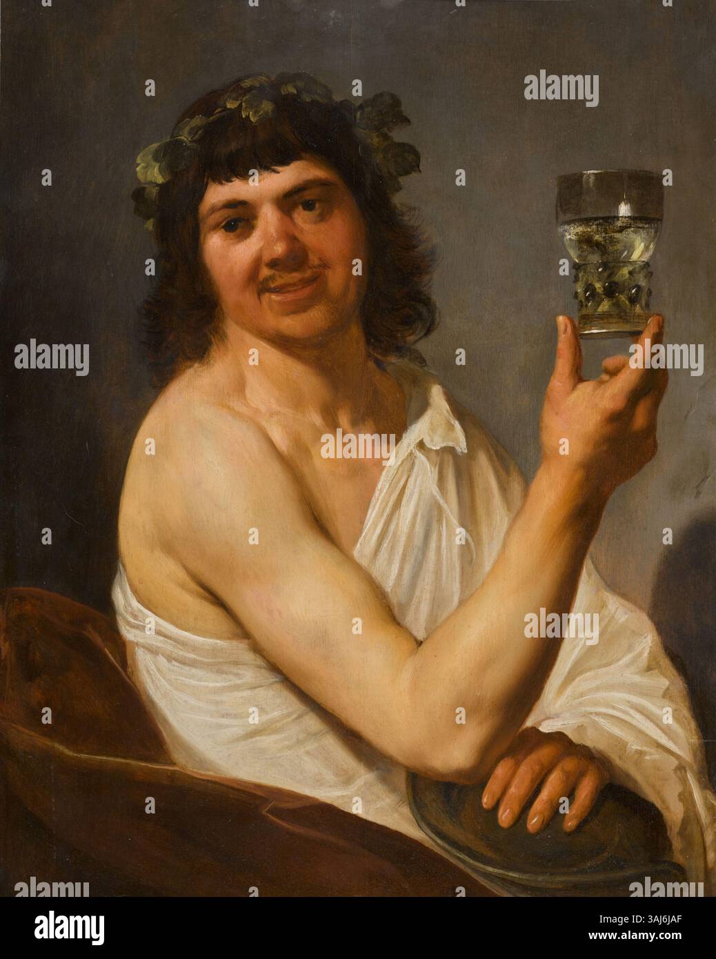 Christian van Couwenbergh’s portrait of a man in the guise of Bacchus ...