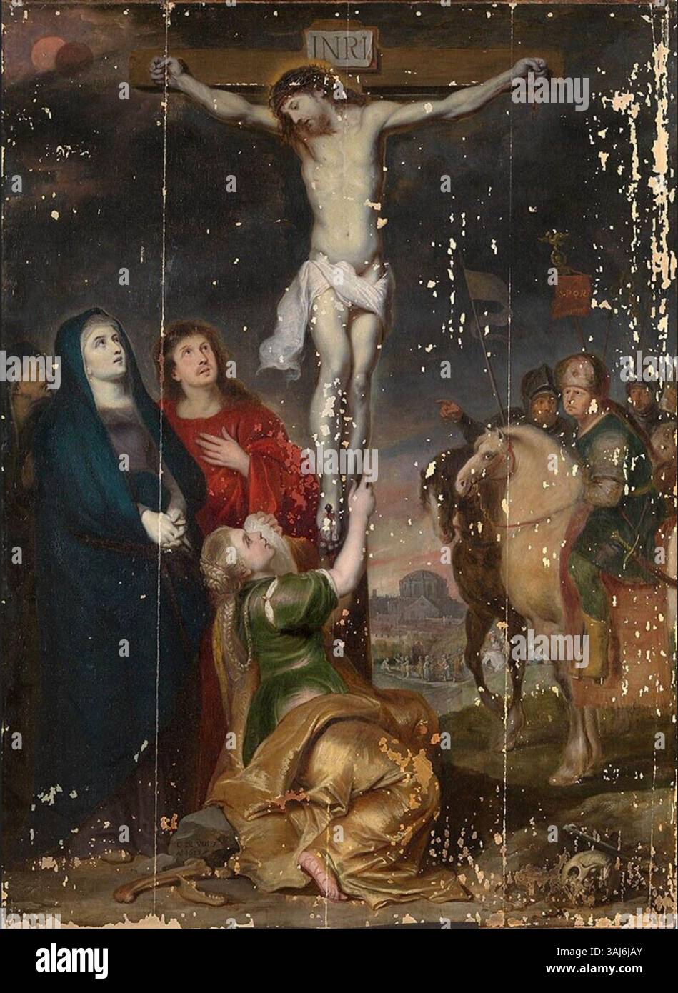 Cornelis de Vos' 'Calvary' (1623) depicts the crucifixion of Jesus, a powerful religious scene ...