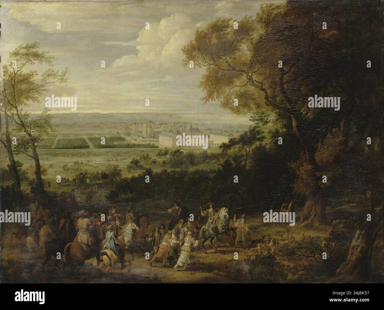 This 1664 painting by Adam Frans van der Meulen captures the grand ...