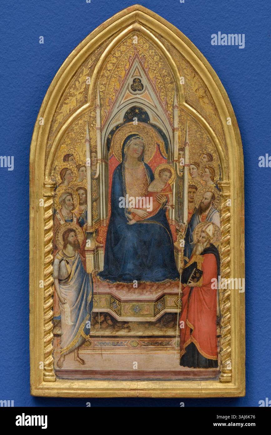 A painting by the Workshop of Jacopo del Casentino, circa 1340 ...