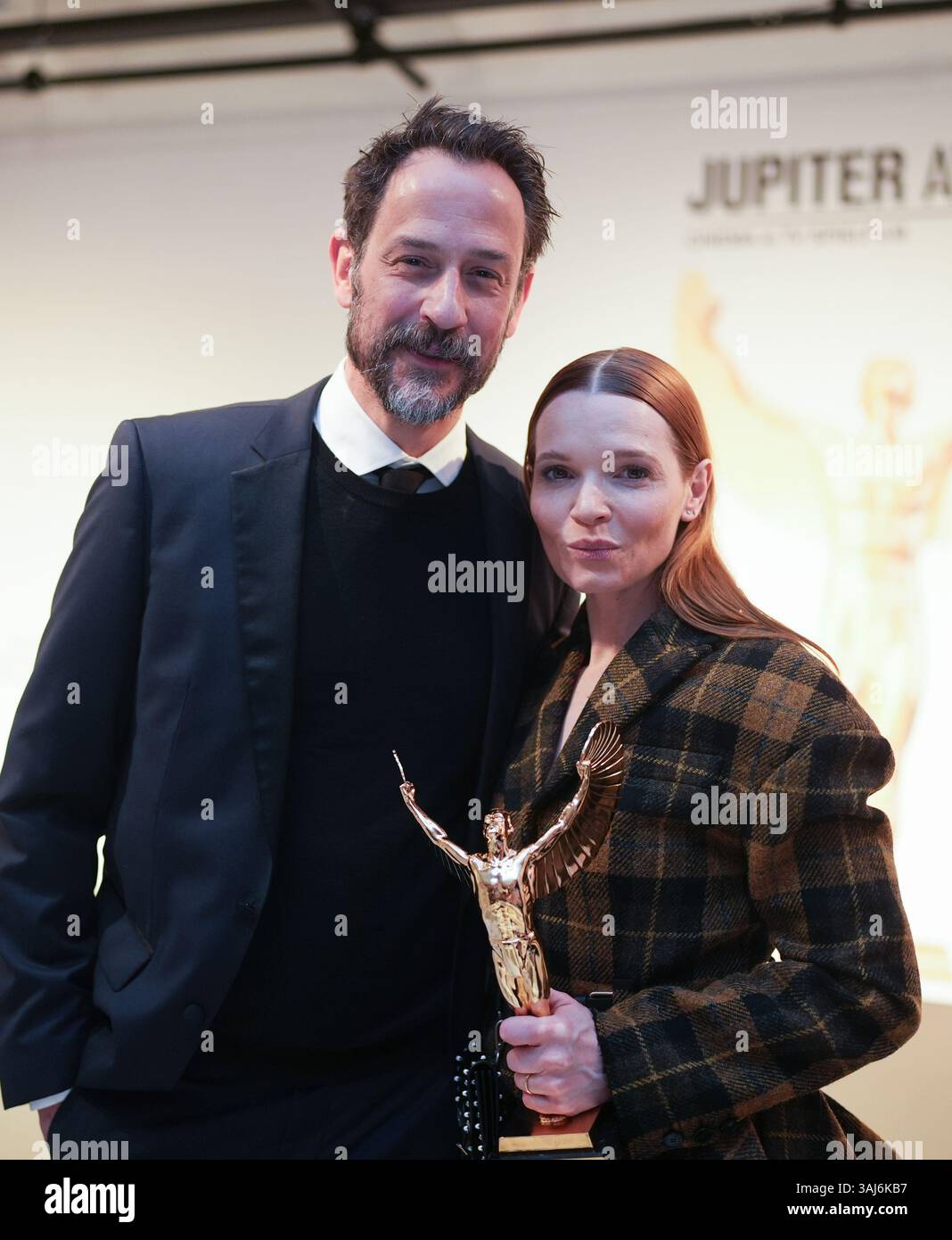 10 April 2025, Hamburg: Karoline Herfurth, actress, holds up her "Best ...