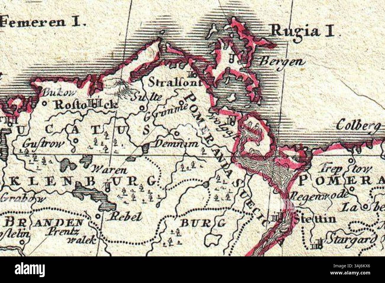 Map of Scandinavia, including Norway, Sweden, Denmark, Finland, and the ...