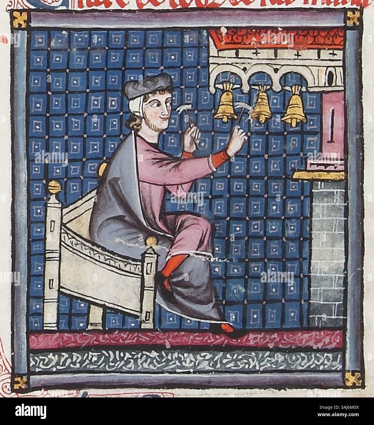 This page from the Cantigas de Santa Maria, created in the 13th century ...