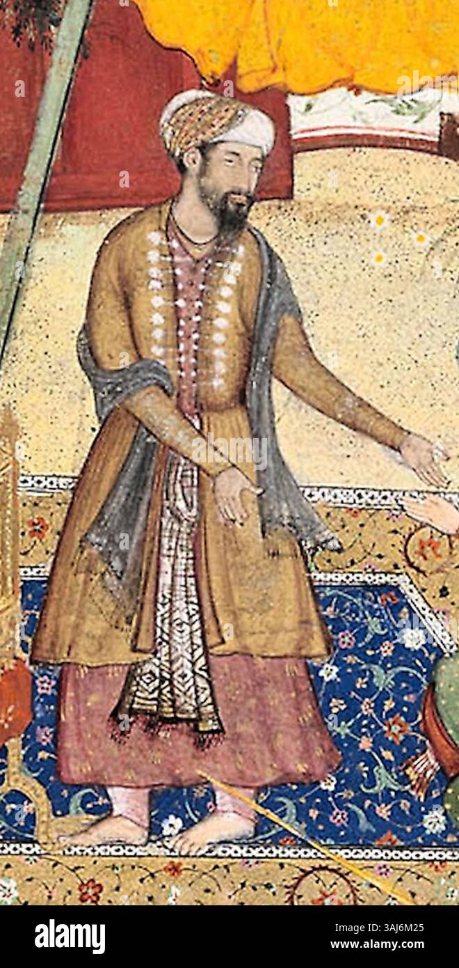 Bairam Khan, a key figure in the Mughal Empire, is depicted in 1556 ...