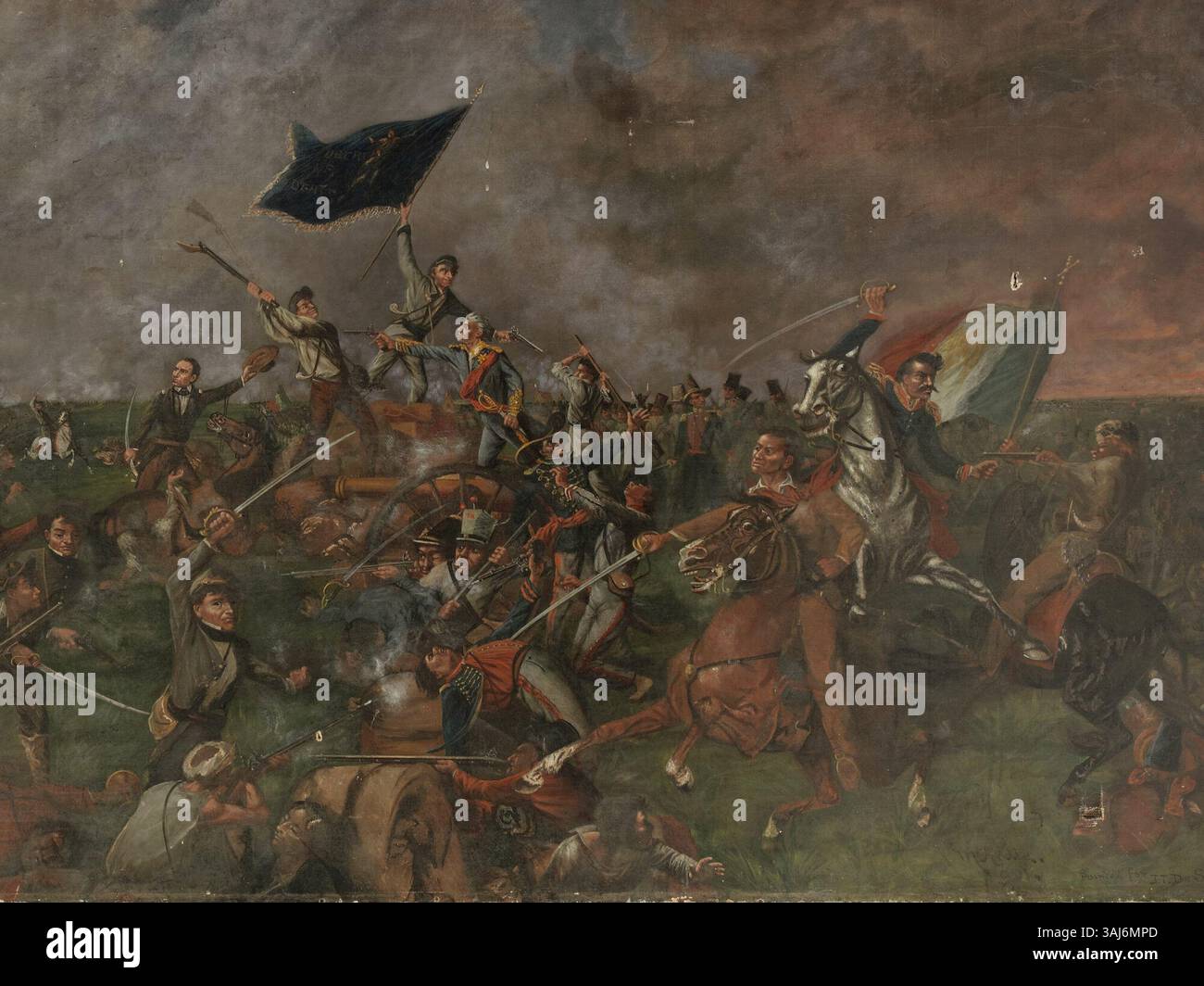 'The Battle of San Jacinto' (1901) by Henry Arthur McArdle is a ...