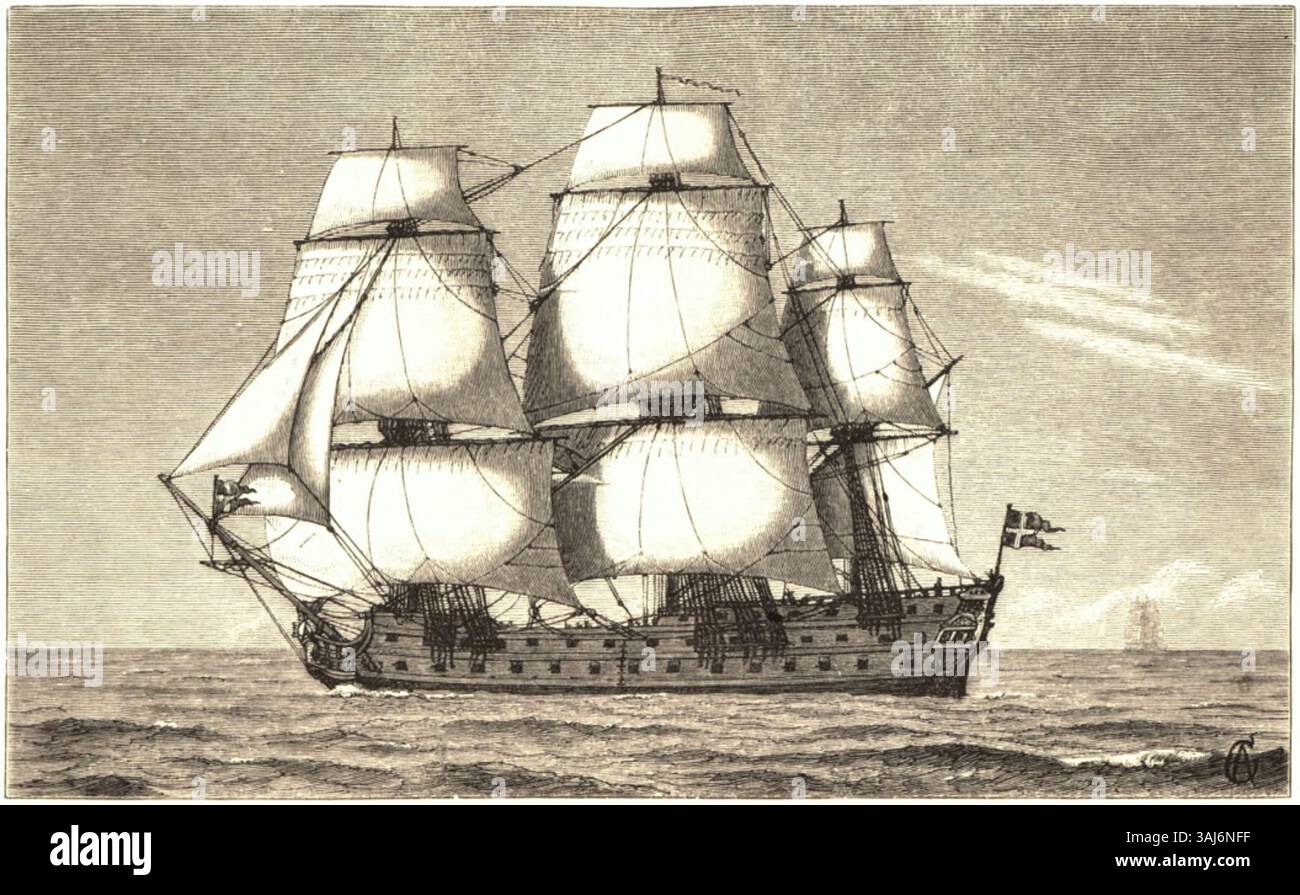 The Danish naval ship Justitia, built in 1777, was designed by Henrik ...