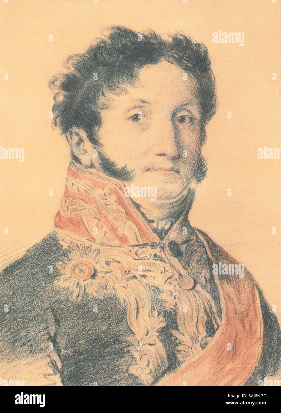 This 1814 portrait by Pyotr Fyodorovich Sokolov depicts Alexey ...