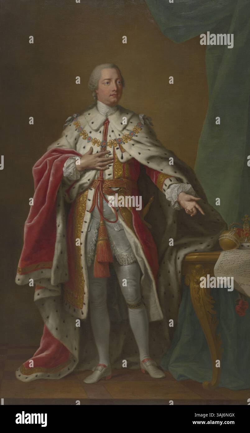 This circa 1792 portrait by John Hoppner portrays George III of Great ...