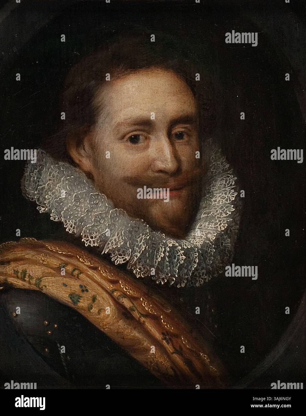 This portrait by M.J. van Miereveld depicts Frederik Hendrik (1584–1647 ...