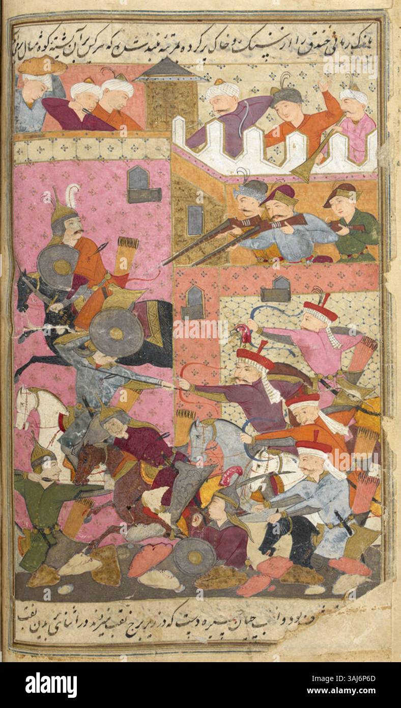 This miniature painting from the History of Shah Isma'il shows Shah ...