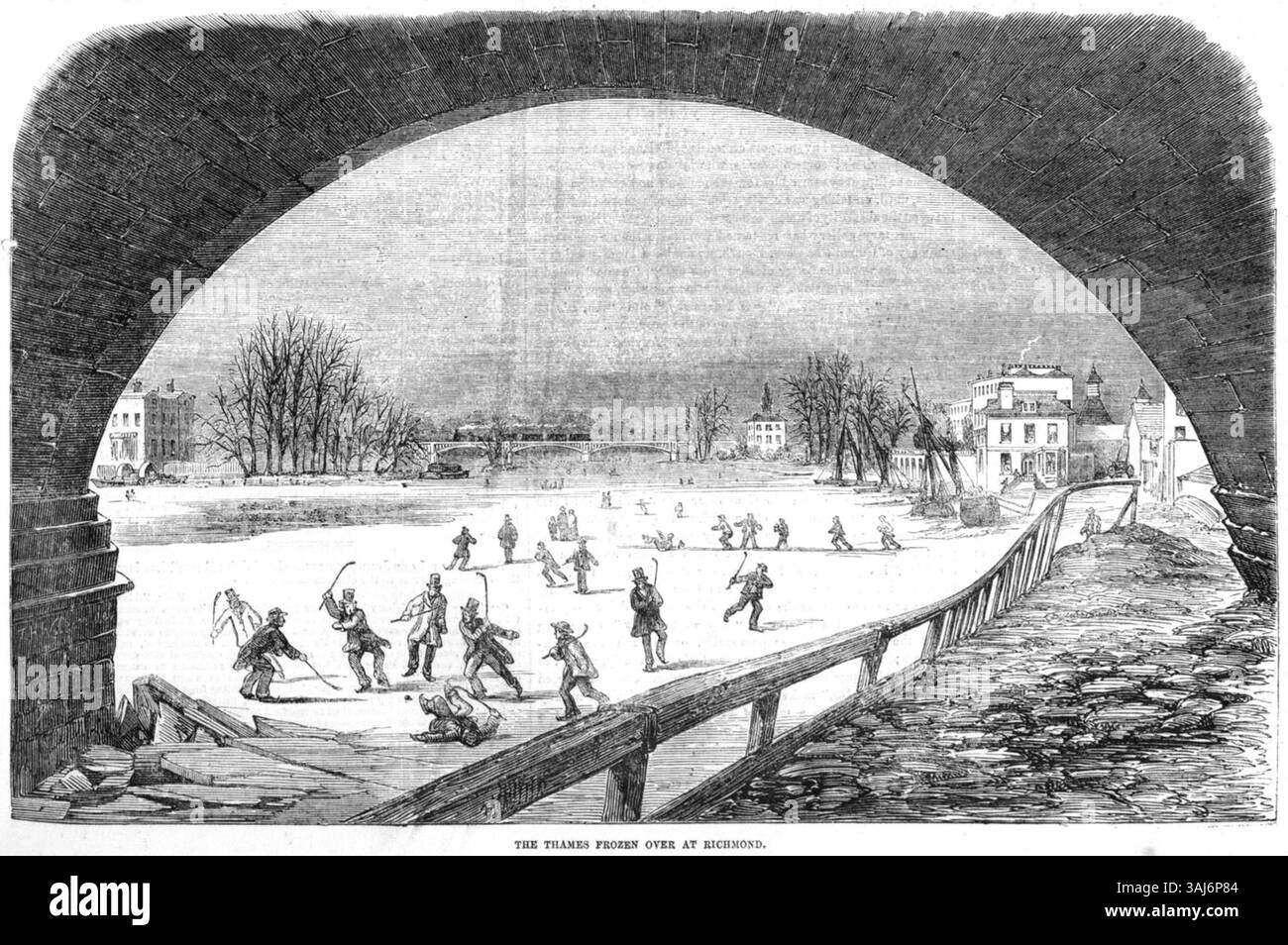 An illustration from 'The Illustrated London News,' 1885, depicting the ...
