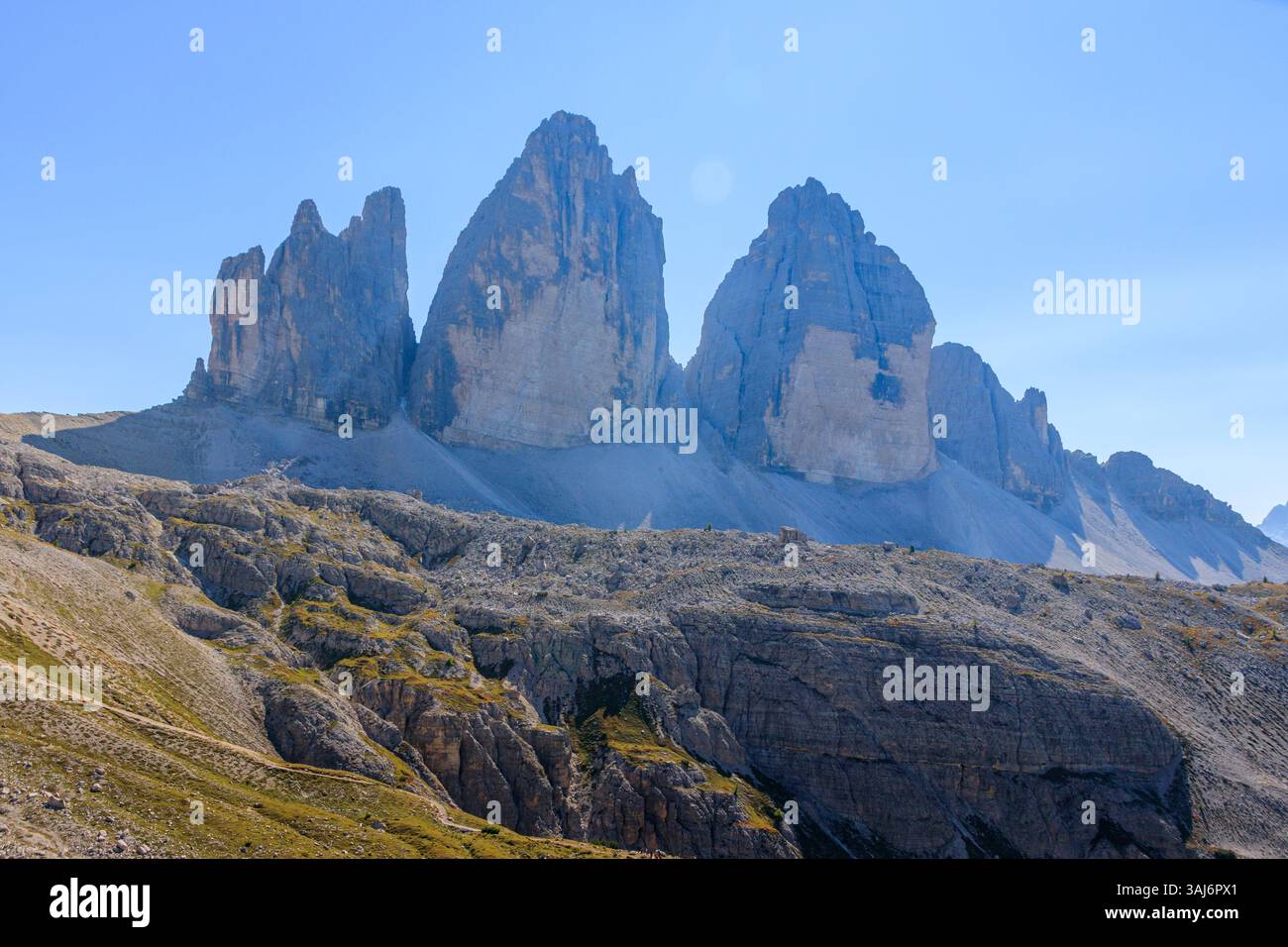 Drei Zinnen , Tre Cime di Lavaredo Italy Dolomites mountain Stock Photo ...
