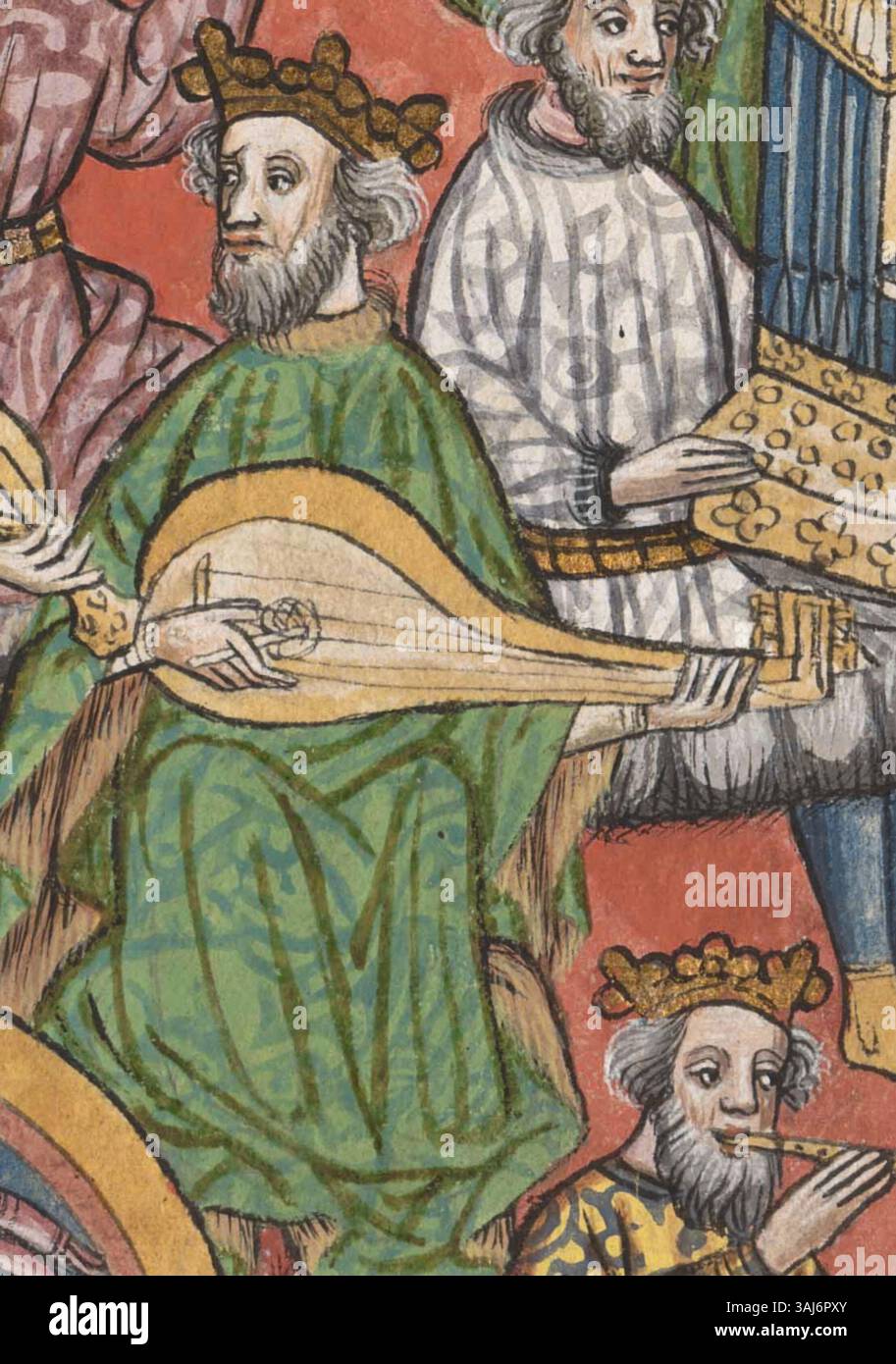 A manuscript illustration from *Die 24 Alten* (The 24 Elders), dated ...