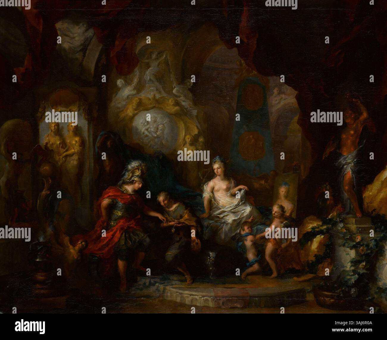 Ottmar Elliger’s painting depicts Apelles, the famous ancient Greek ...