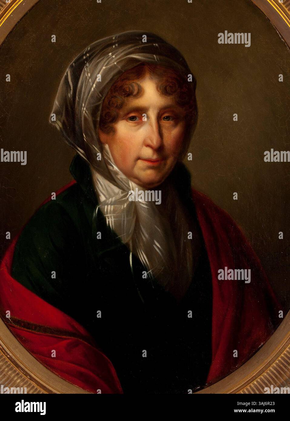 A portrait of Princess and Duchess Flore d'Arenberg at the age of 80 ...