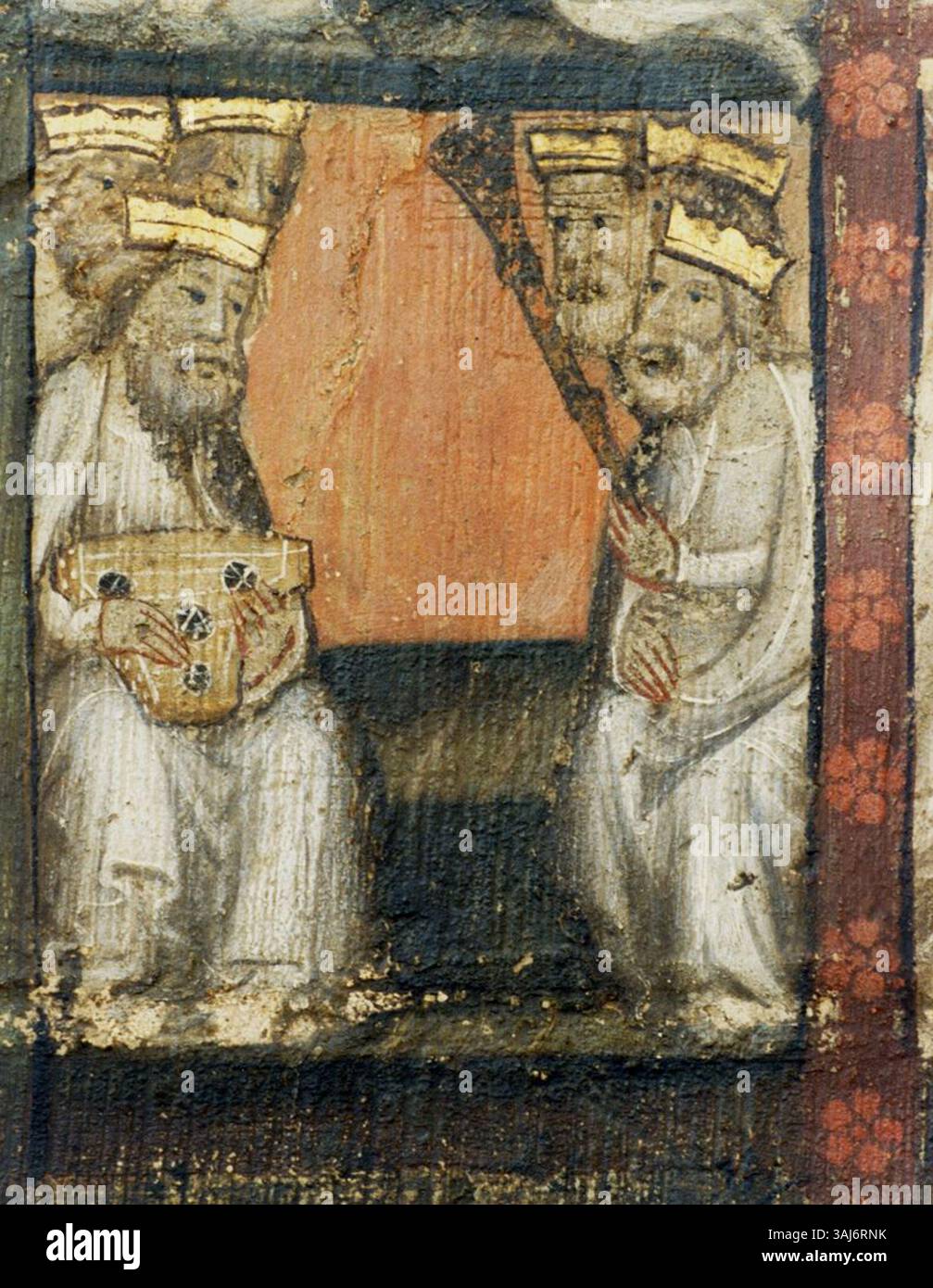 This 14th-century wall painting from Westminster Abbey's Chapter House ...