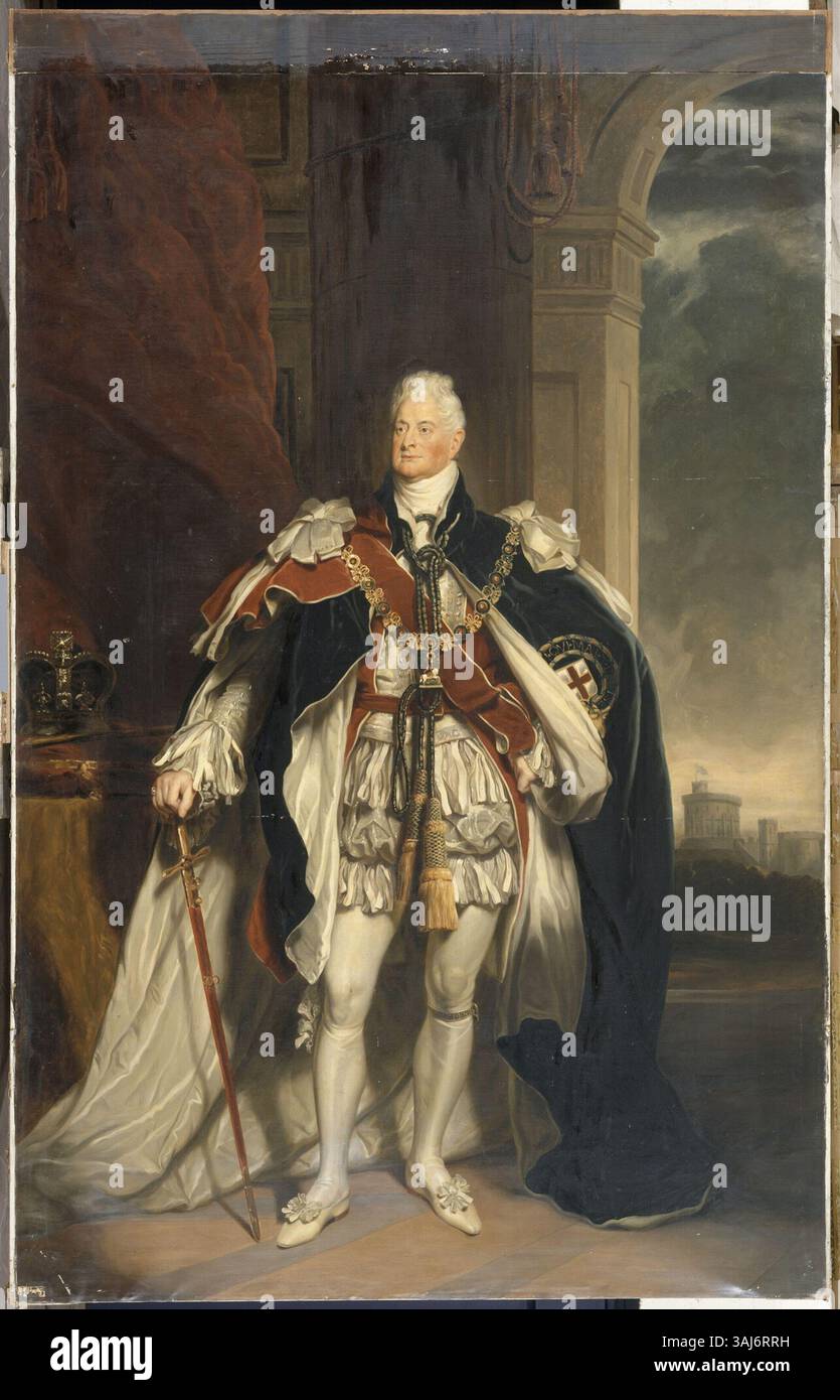 This 1844 portrait of William IV of the United Kingdom by George Peter ...