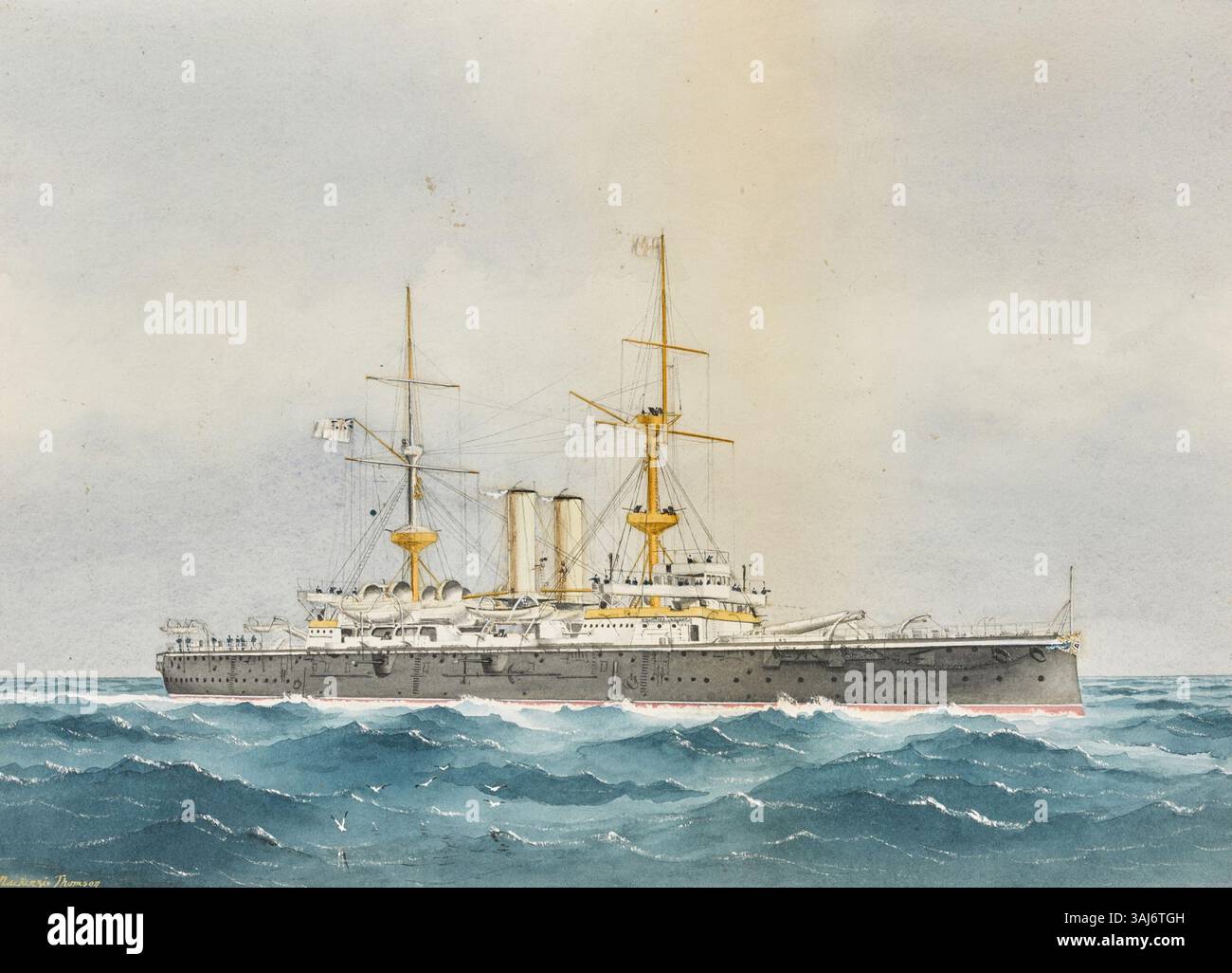 Hms royal sovereign flag hi-res stock photography and images - Alamy