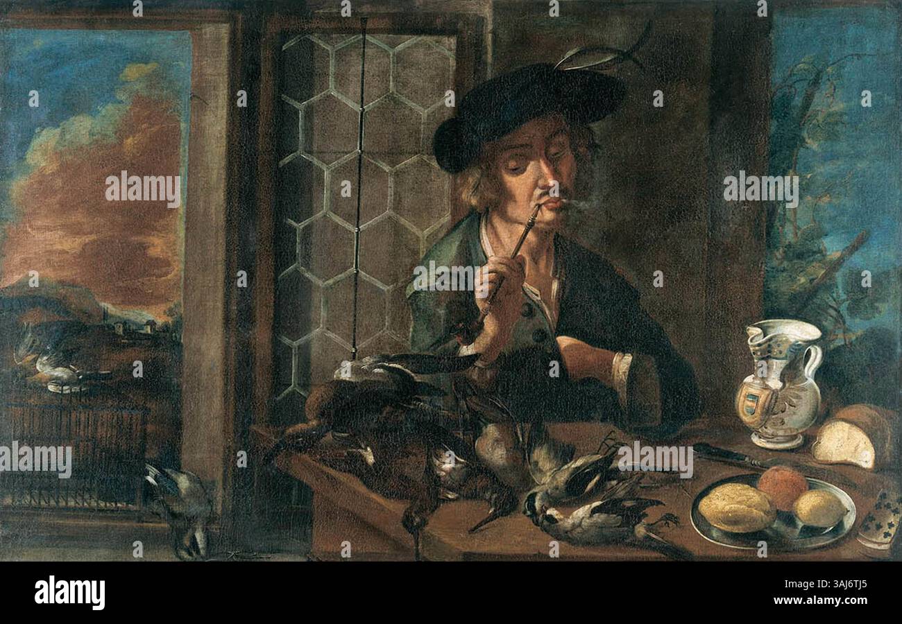 This oil on canvas painting, 'Allegory of Smell,' attributed to ...