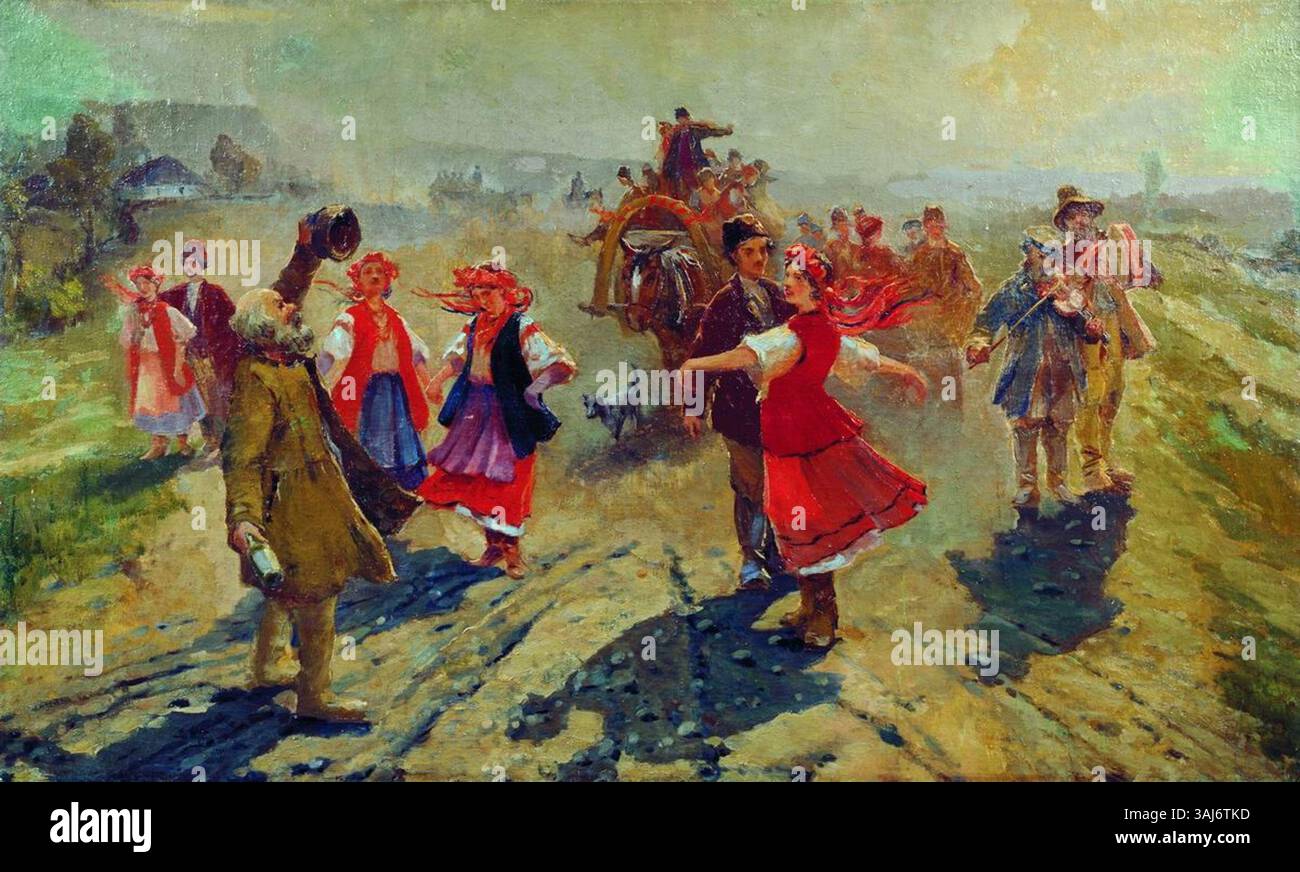 Vladimir Makovsky's 1887 painting showcases a moment of Russian social ...