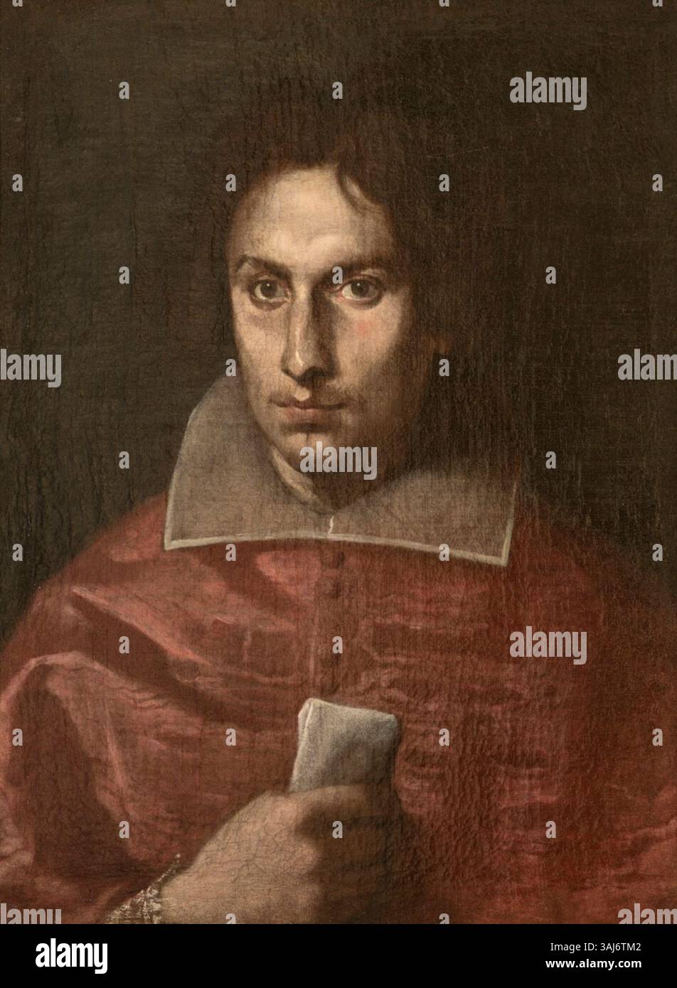 Simone Cantarini's portrait of Cardinal Antonio Barberini junior ...