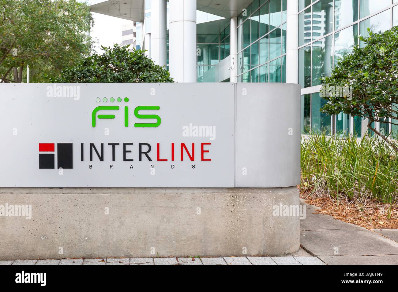 Sign of Fis (Fidelity National Information Services) and Interline ...