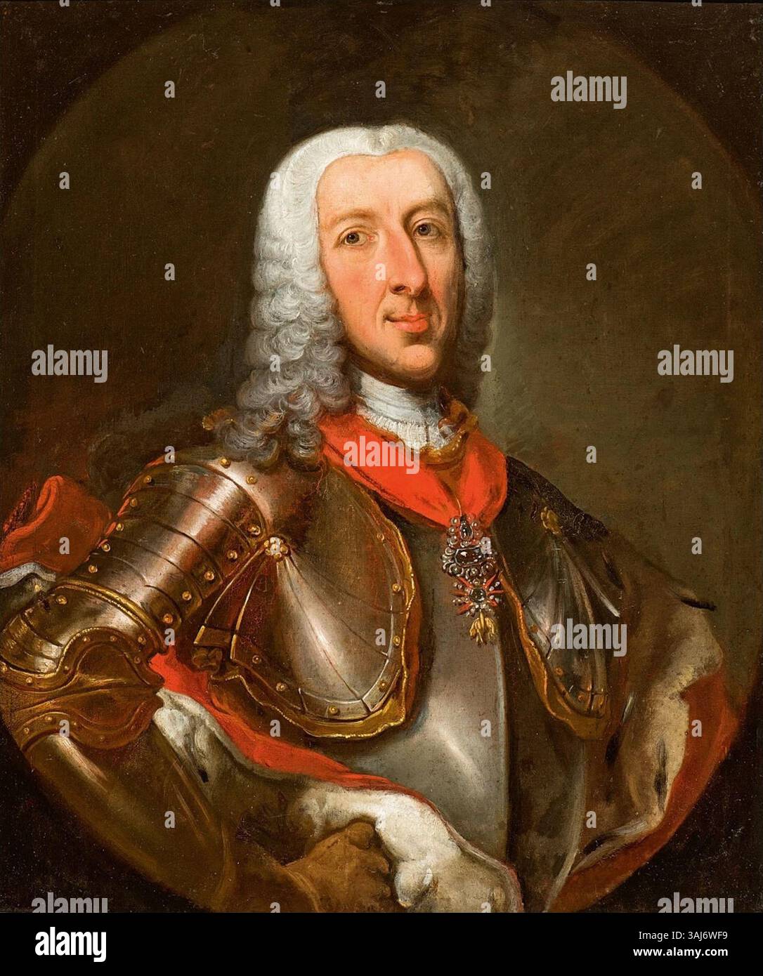This 18th-century portrait by Heinrich Lihl depicts Louis George ...