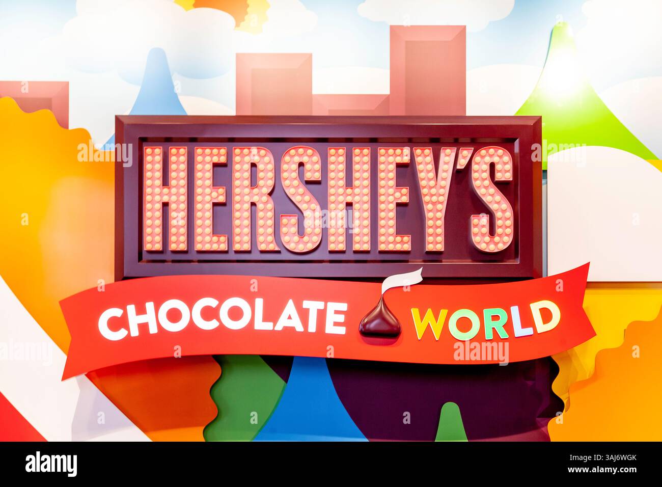 Pennsylvania, New York, USA - March 2, 2020: Hershey’s Chocolate World ...