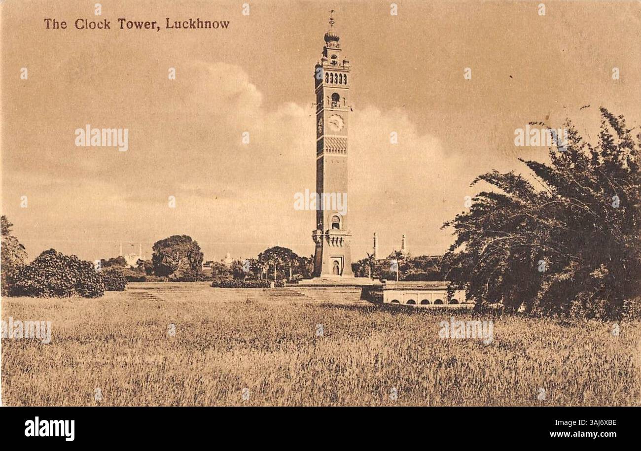This early 20th-century postcard, printed in Saxony, depicts the Clock ...