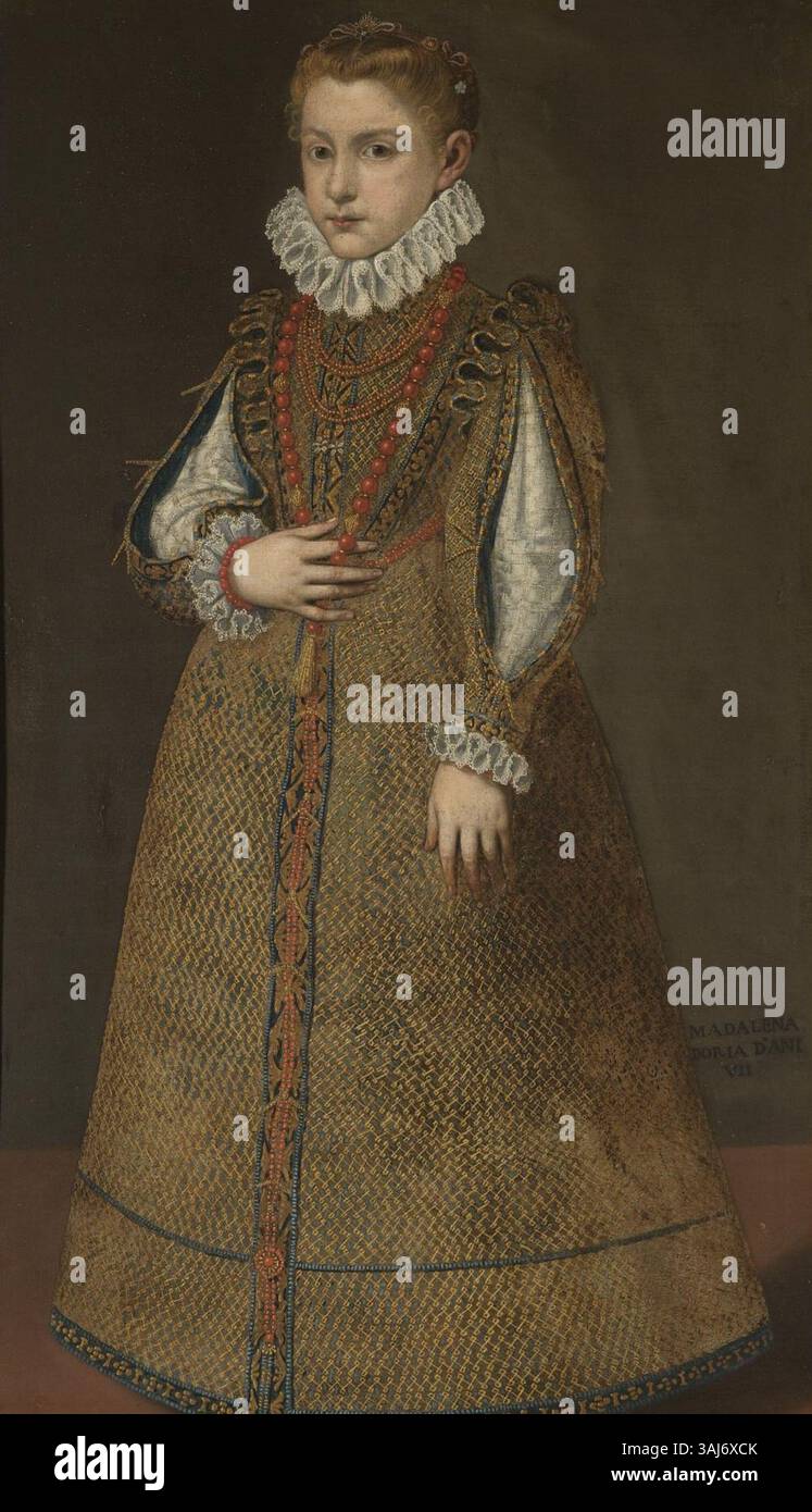 This full-length portrait of Madalena Doria, like her sister Aurelia ...