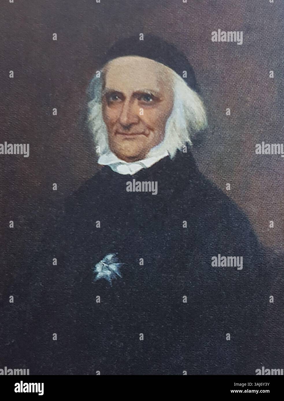 This portrait of Elias Fries, painted by Hulda Schenson, depicts the ...