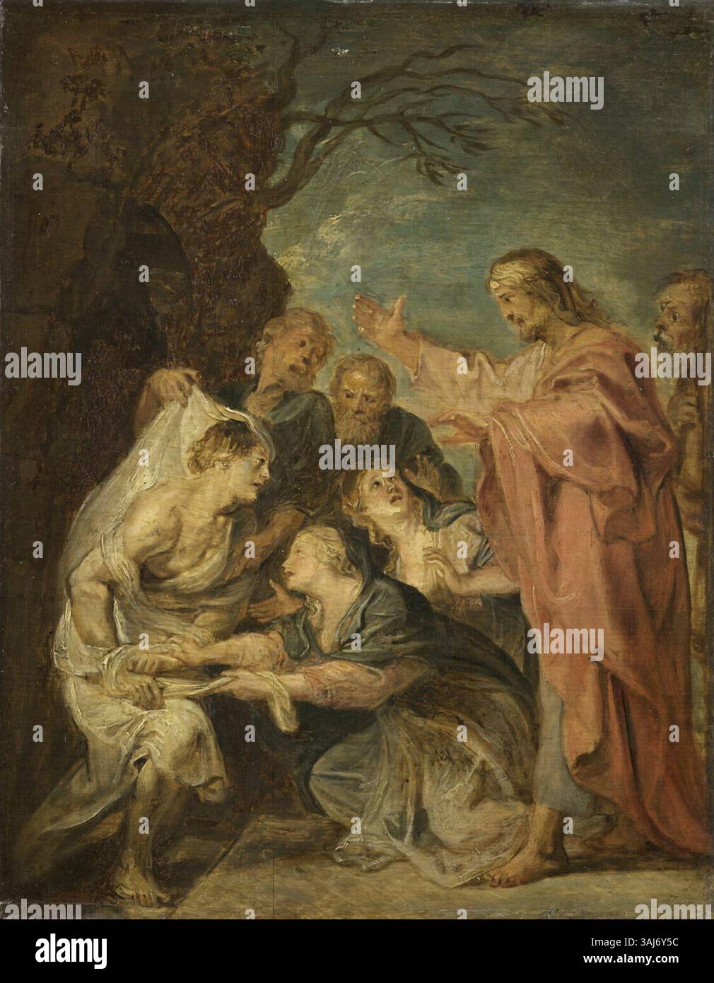 Peter Paul Rubens' 1620 painting 'The Raising of Lazarus' depicts the ...