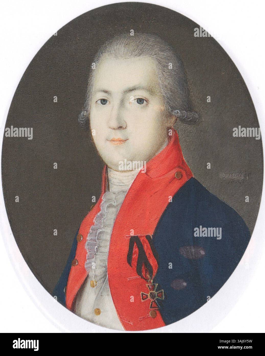 This 1803 portrait of Ivan Ivanovich Panaev by I. Butler captures the ...