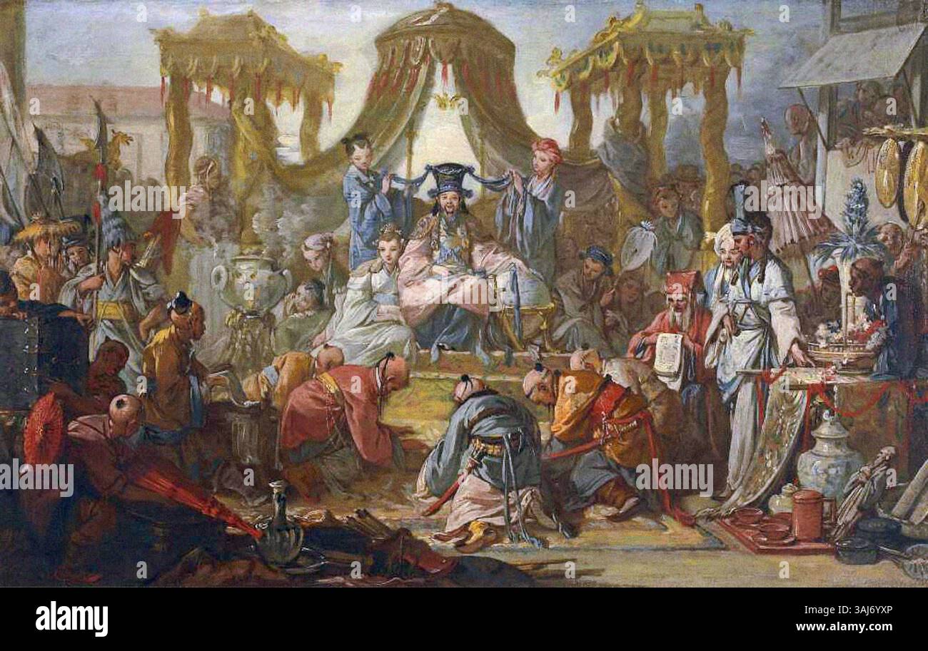 François Boucher's painting, 'L'Audience de l'empereur de Chine ...