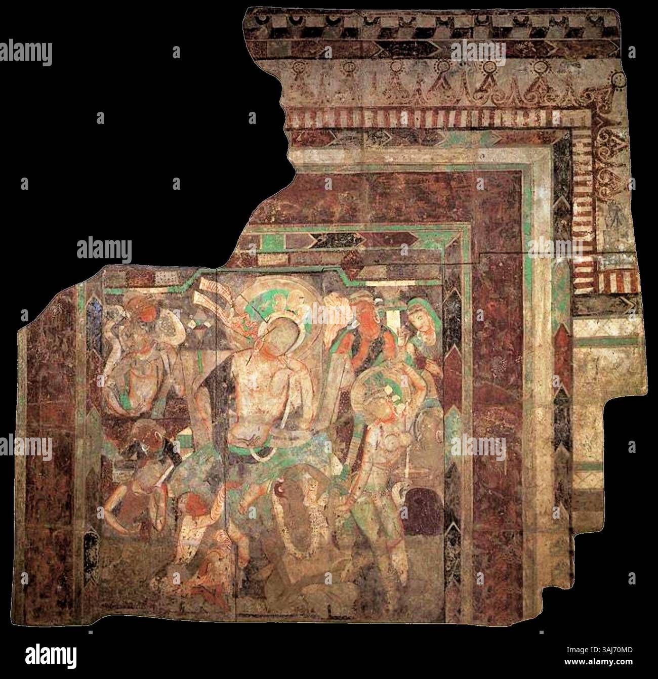 Painting from Cave 83, created in the 5th century CE, depicting ...