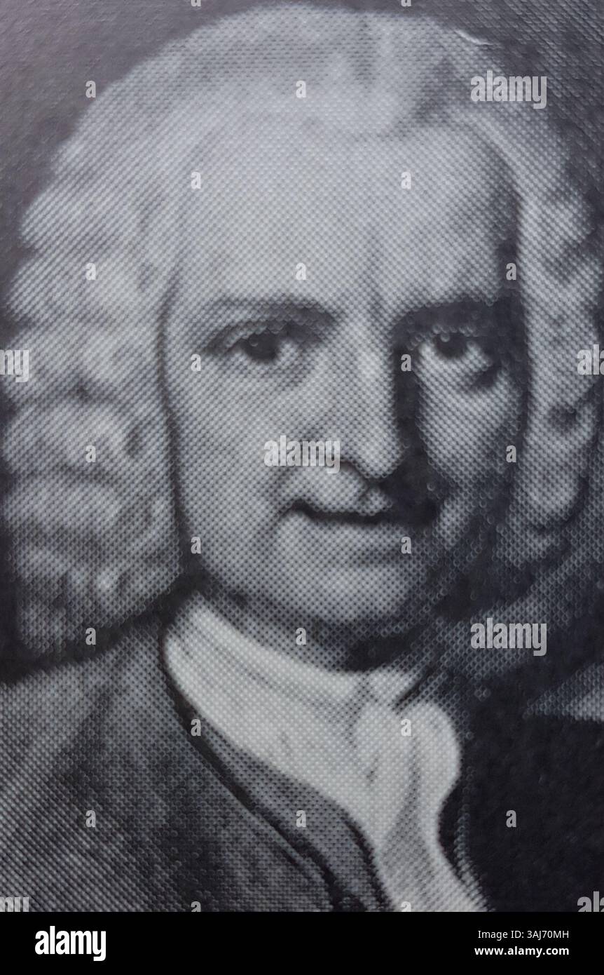 Olof Nobelius, depicted by an unknown artist, is presented in a ...