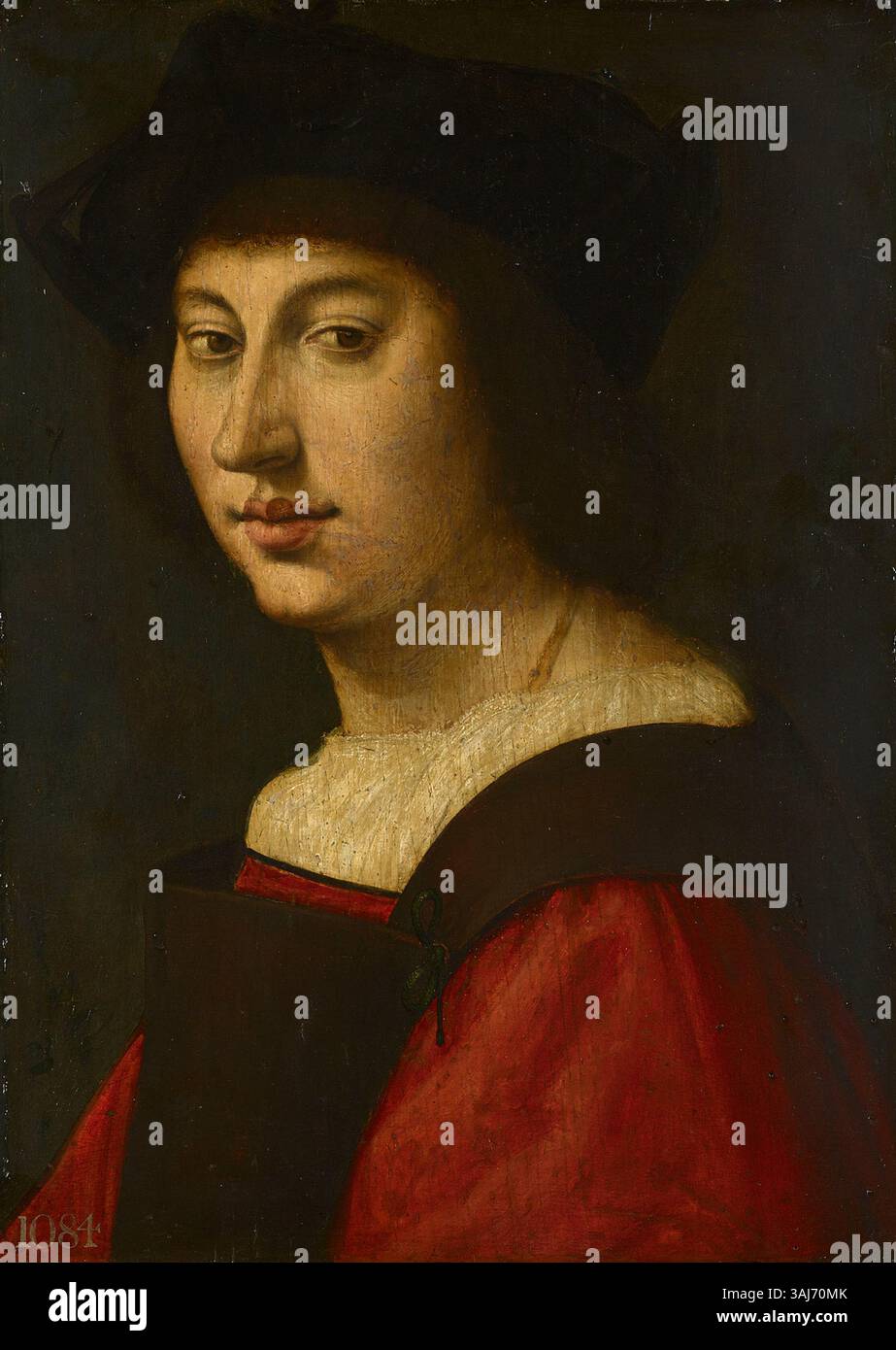 This portrait, painted by an anonymous Florentine artist circa 1515 ...