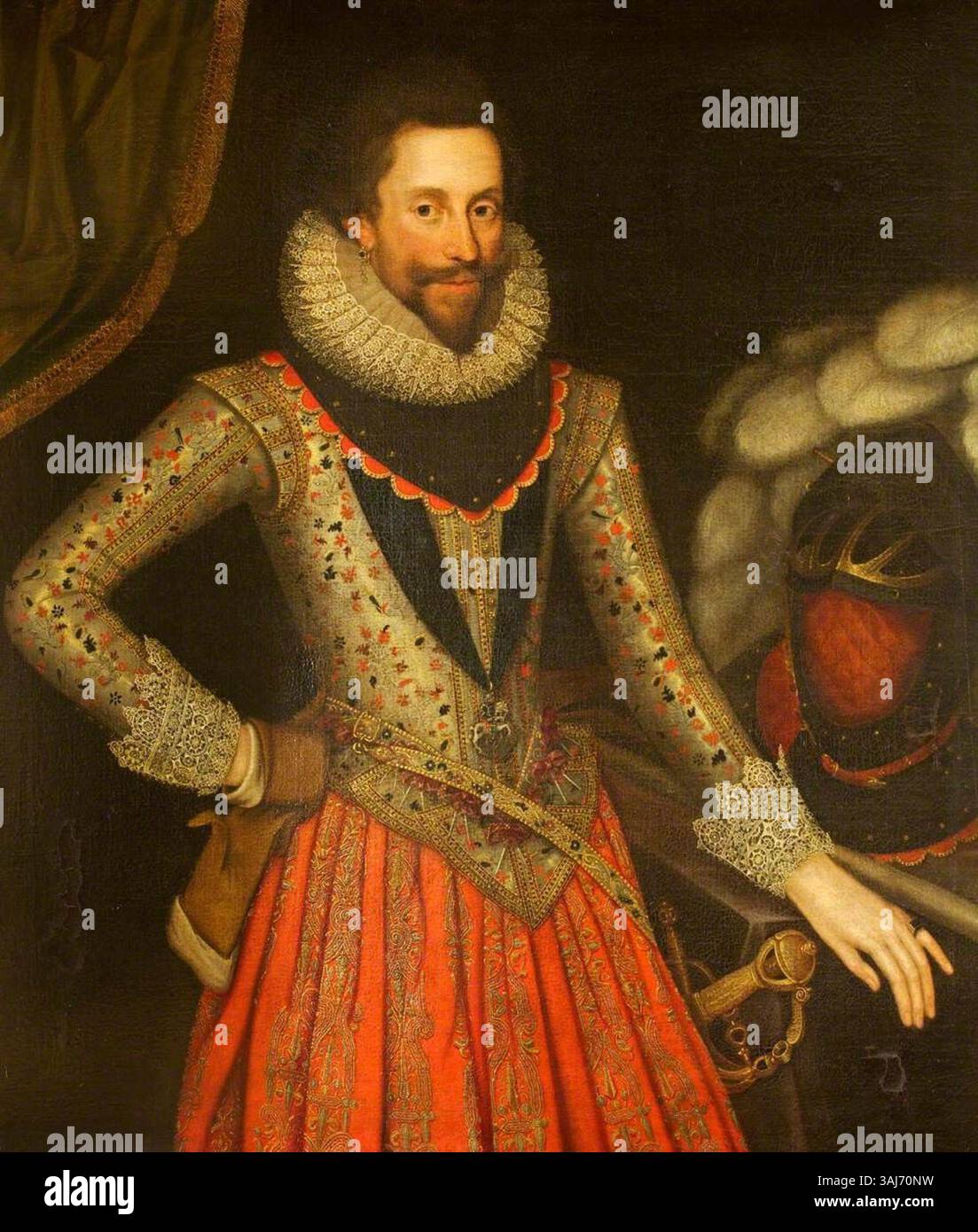 This portrait by Marcus Gheeraerts the Younger depicts Henry Wriothesley, 3rd Earl of ...