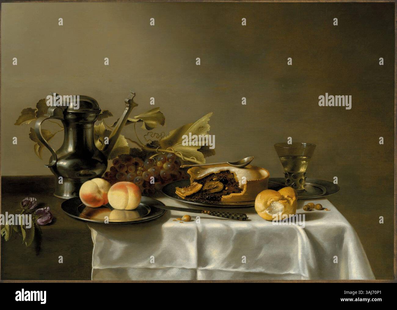 This still life by the circle of Pieter Claesz, dating from around 1638 ...