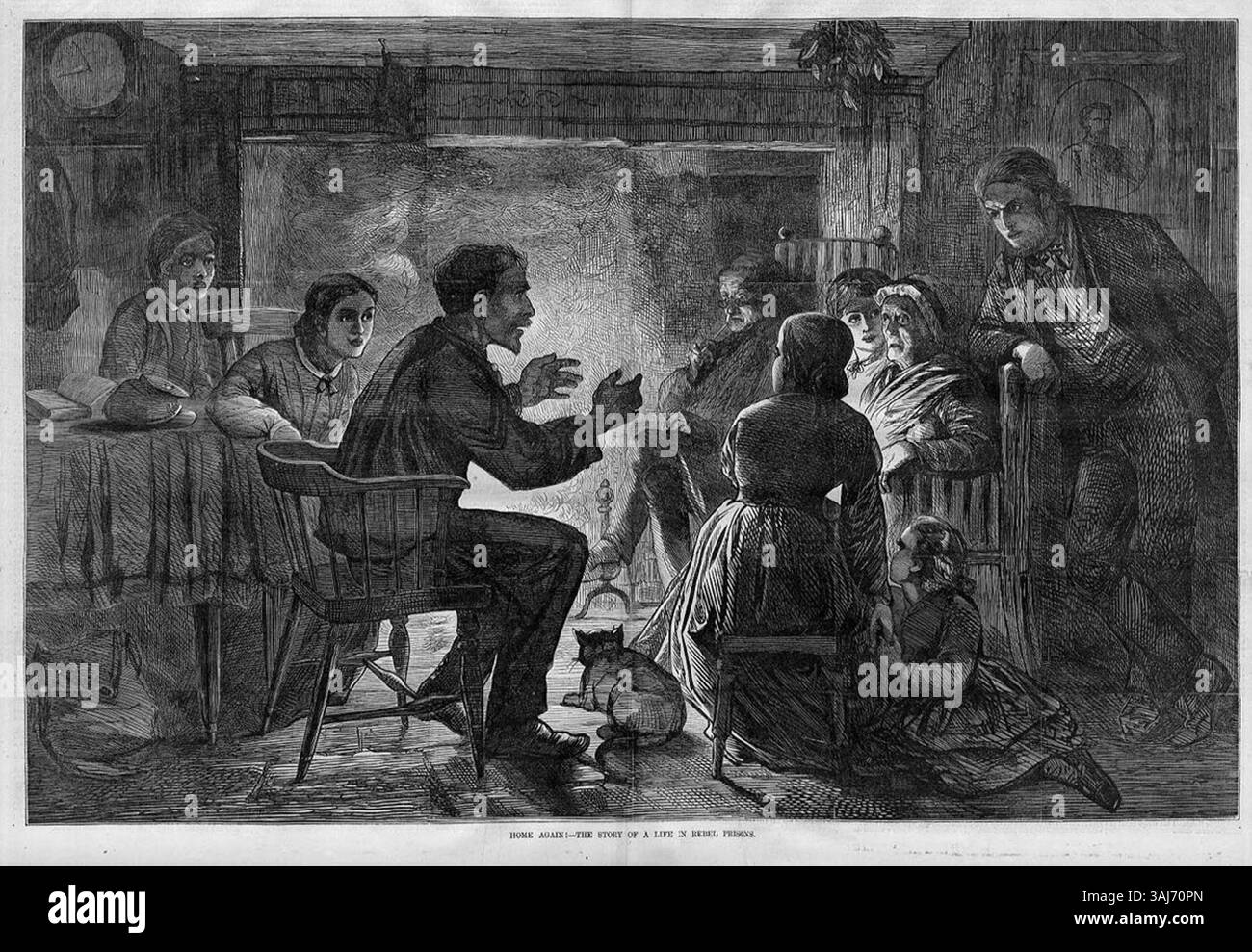 This illustration from Harper's Weekly (February 25, 1865) depicts a ...