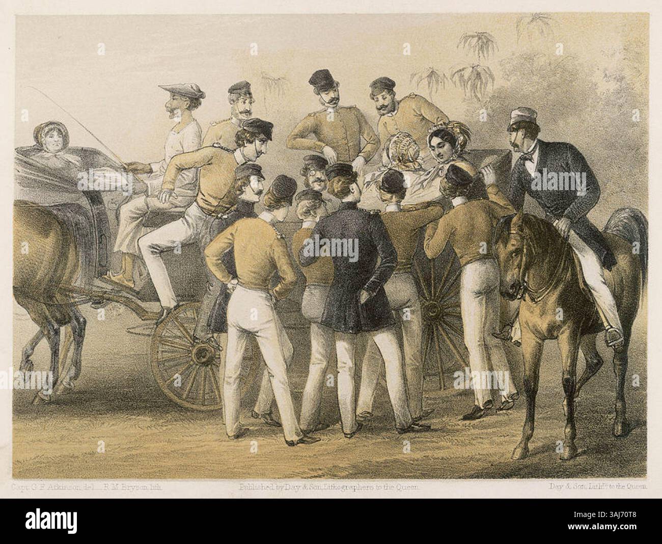 'Our Spins,' plate 16 from 'Curry and Rice on Forty Plates,' a series ...