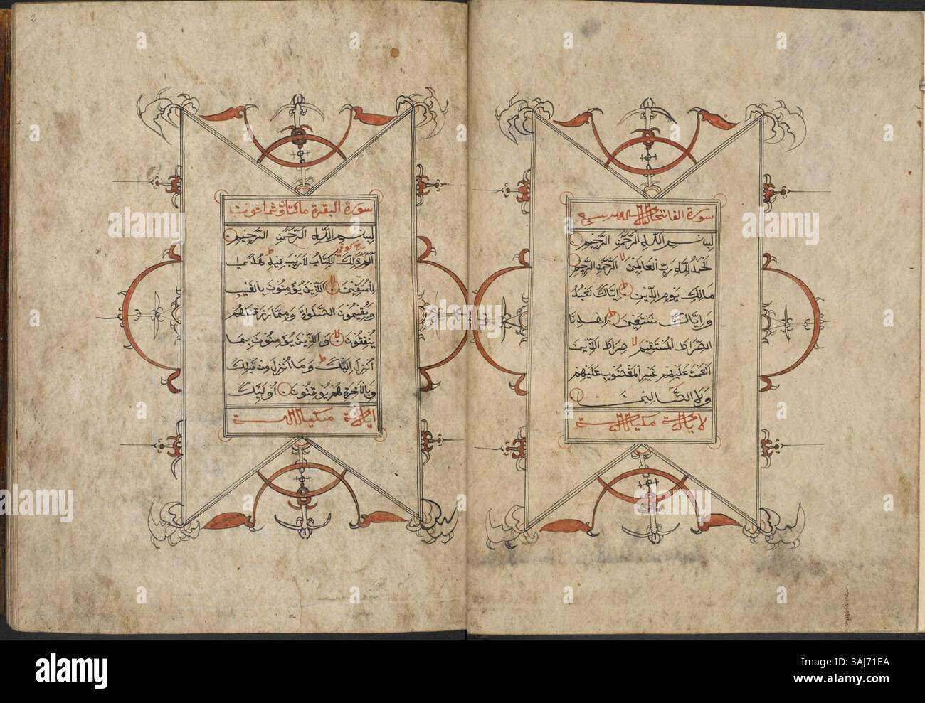 This 18th-early 19th century manuscript features the opening pages of a ...
