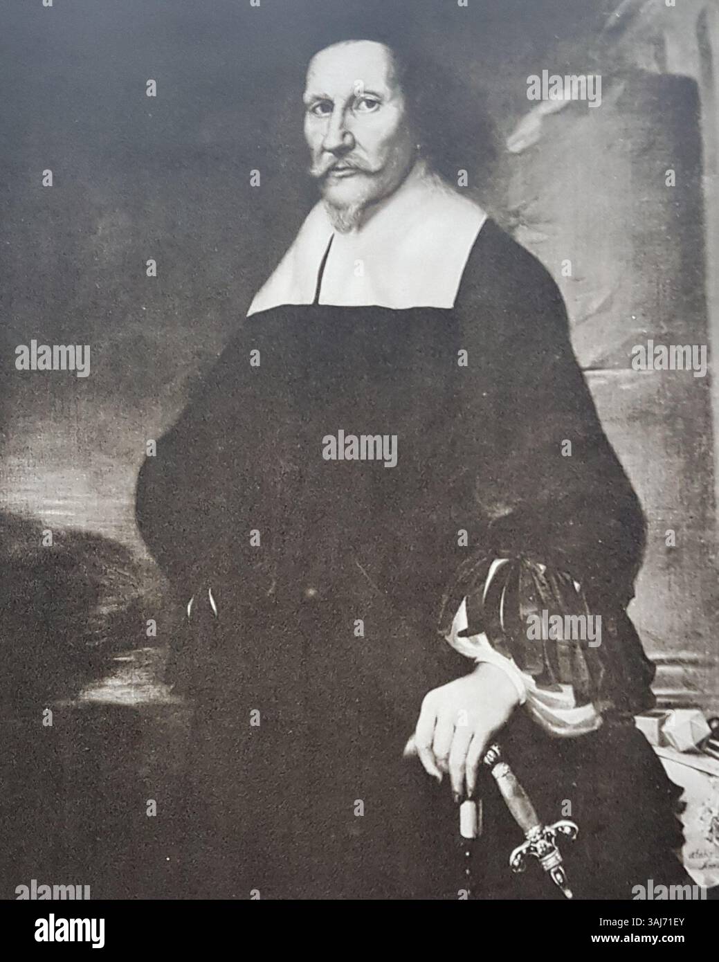 Portrait of Georg Stiernhielm, painted in 1663 by David Klöcker ...
