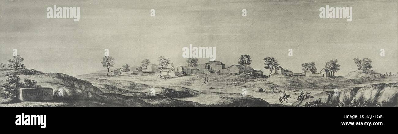 Pier Maria Baldi’s 1669 drawing of Povolo in Galicia reflects the local ...