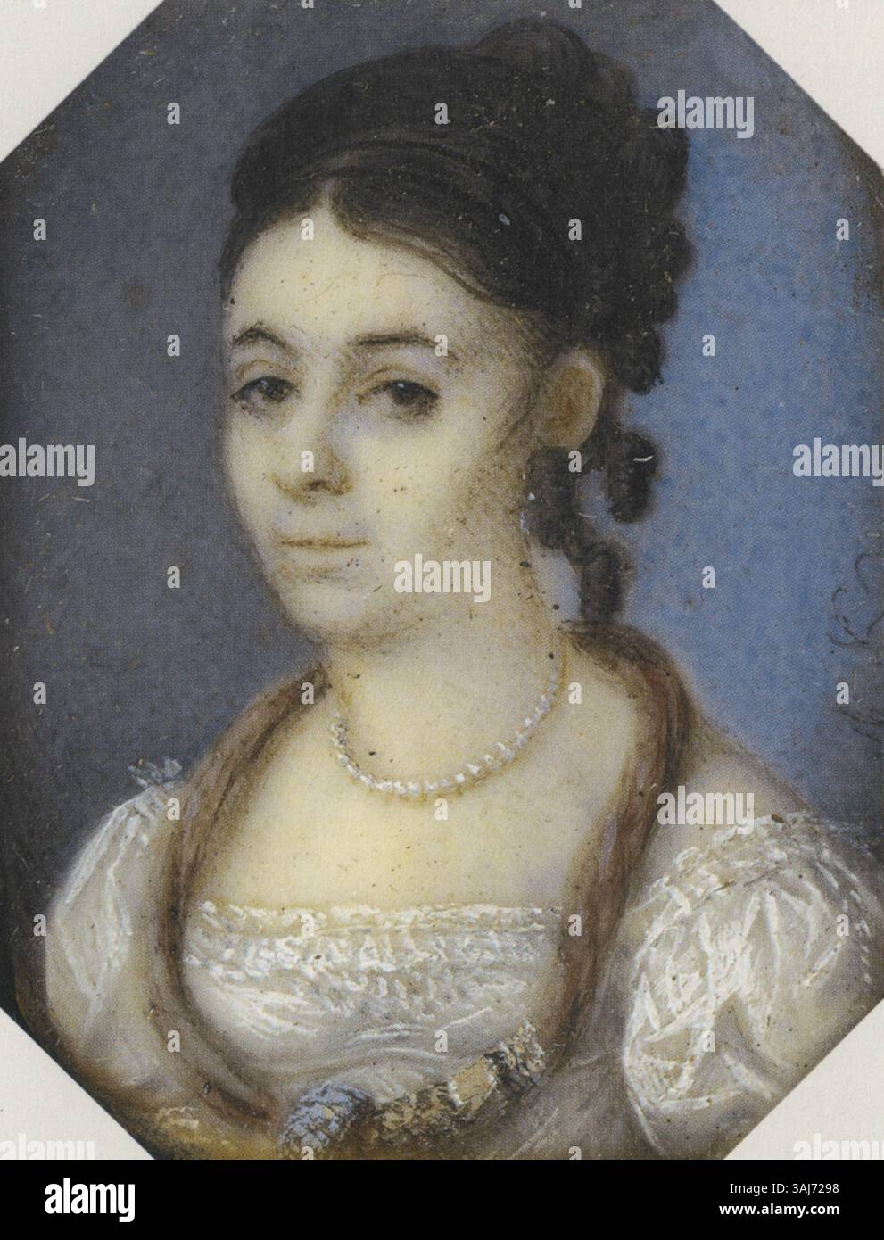 This portrait, created around 1820 by Kryukov, depicts Anna Nukolaevna ...