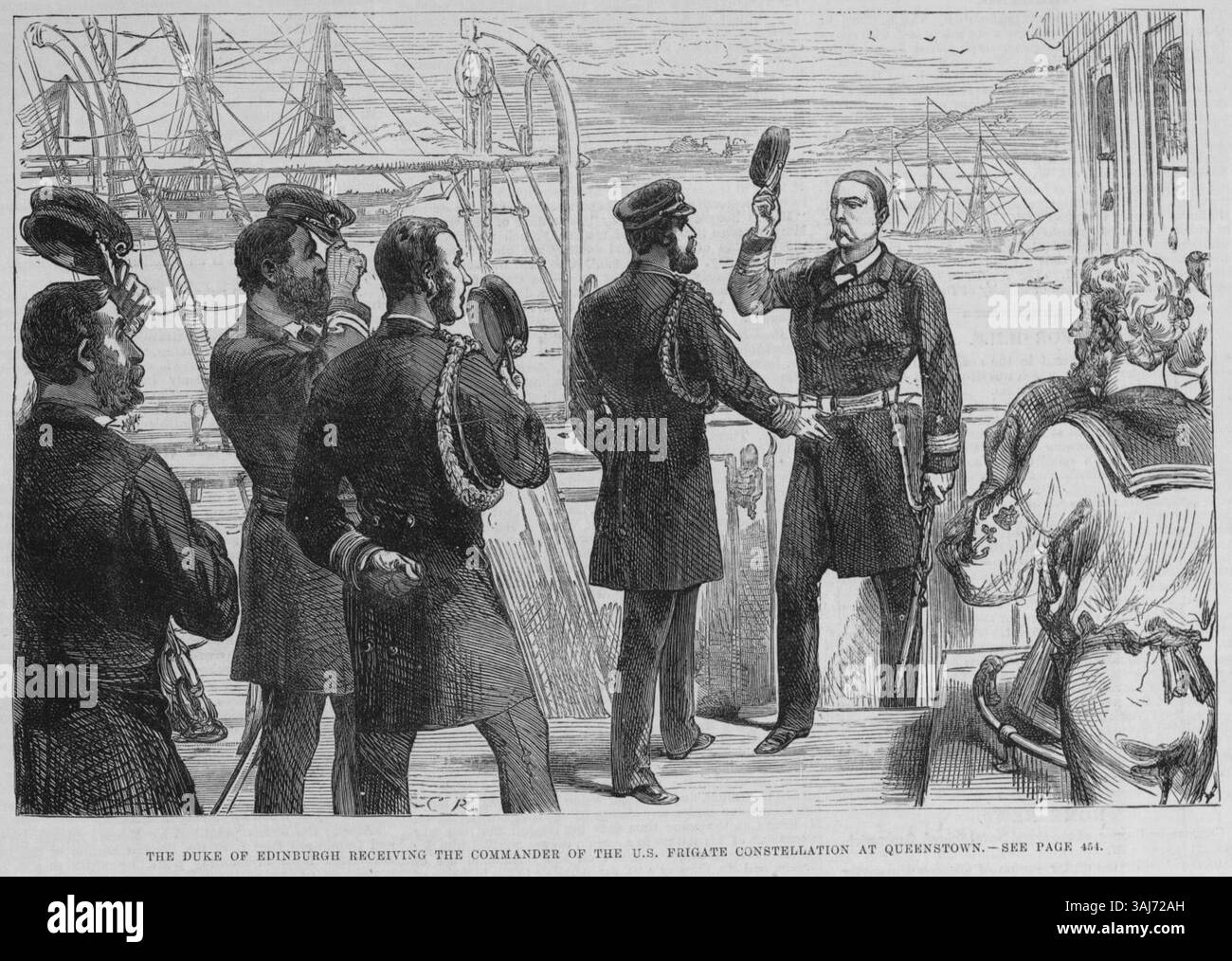 Us navy frigate Black and White Stock Photos & Images - Alamy