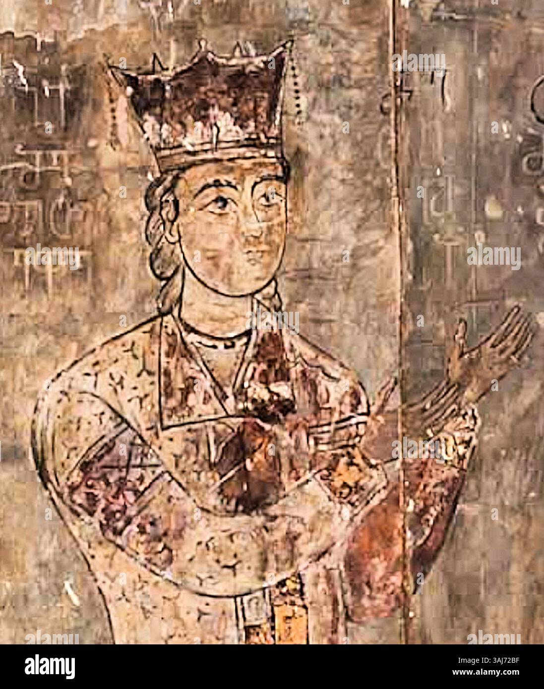 This 13th-century portrait of George IV of Georgia presents the ...