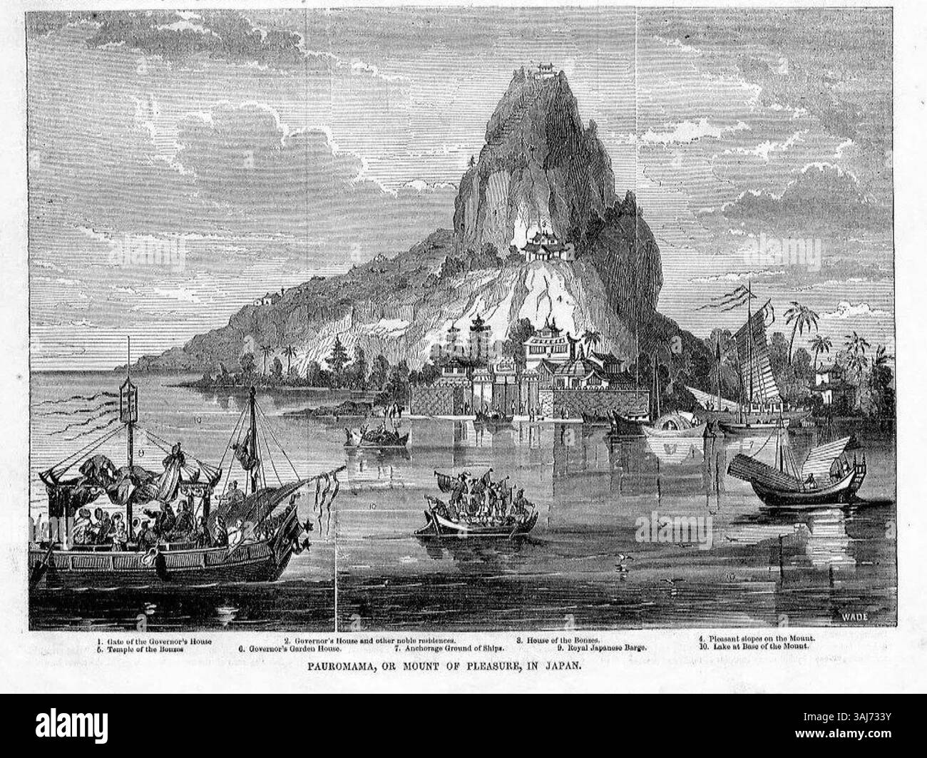 The wood engraving from Gleason's Pictorial, dated July 22, 1854 ...
