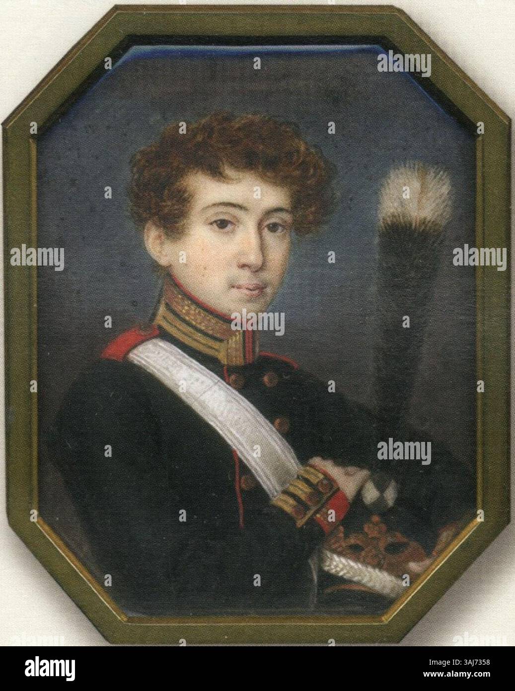 Portrait of Nikolay Timofeevich Aksakov, painted by an unidentified ...